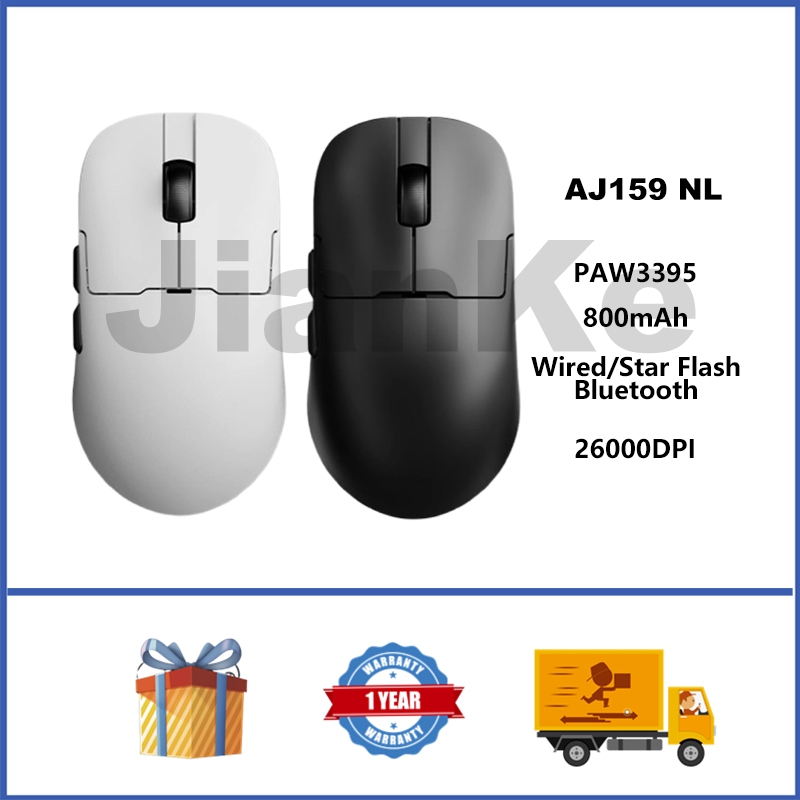 AJAZZ AJ159NL Wireless Mouse PAW3395 26000 DPI Lightweight Three Mode Game Mouse | Shopee Malaysia