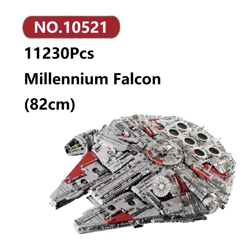 Millennium Falcon Spaceship Star War Building Blocks 11230 Pcs KBOX ...