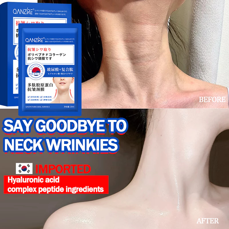 Collagen Neck Mask Neck Firming Mask 10pcs Whitening Neck firming neck ...