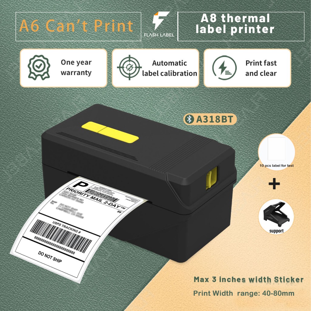 COD 3 in Pencetak Haba A7 Thermal Label Printer, KOD BAR Thermal ...