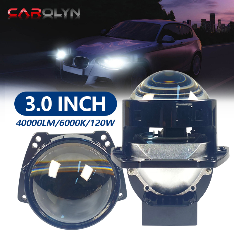 2PCS 3 Inch Bi LED Projector Headlights Lenses for Hella LED Lights ...