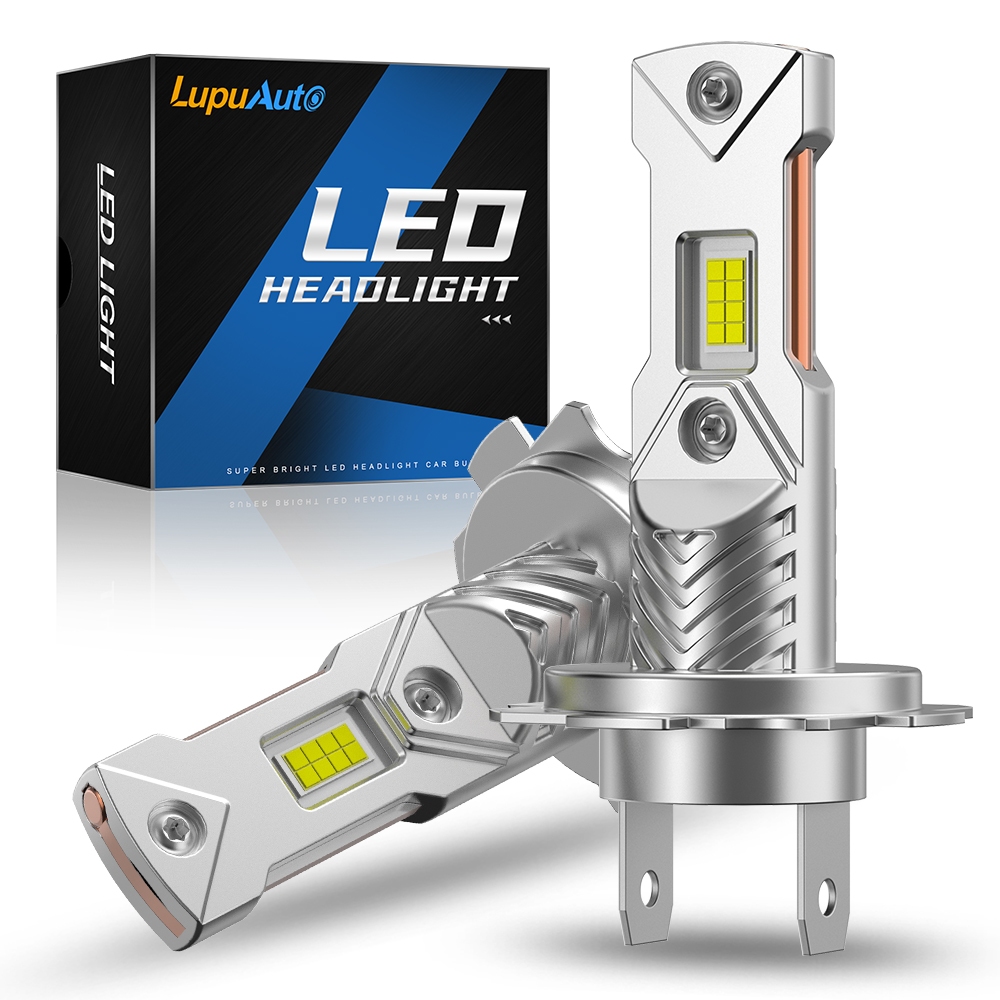 LupuAuto 2Pcs 20000LM H7 H4 H1 LED Headlight Bulb Canbus Super Bright H7 Led 3570 CSP for Car ...