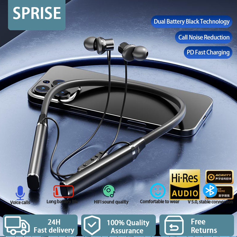 SPRISE BT159 Wireless Earphone Bluetooth Headphone In-Ear Headset With ...