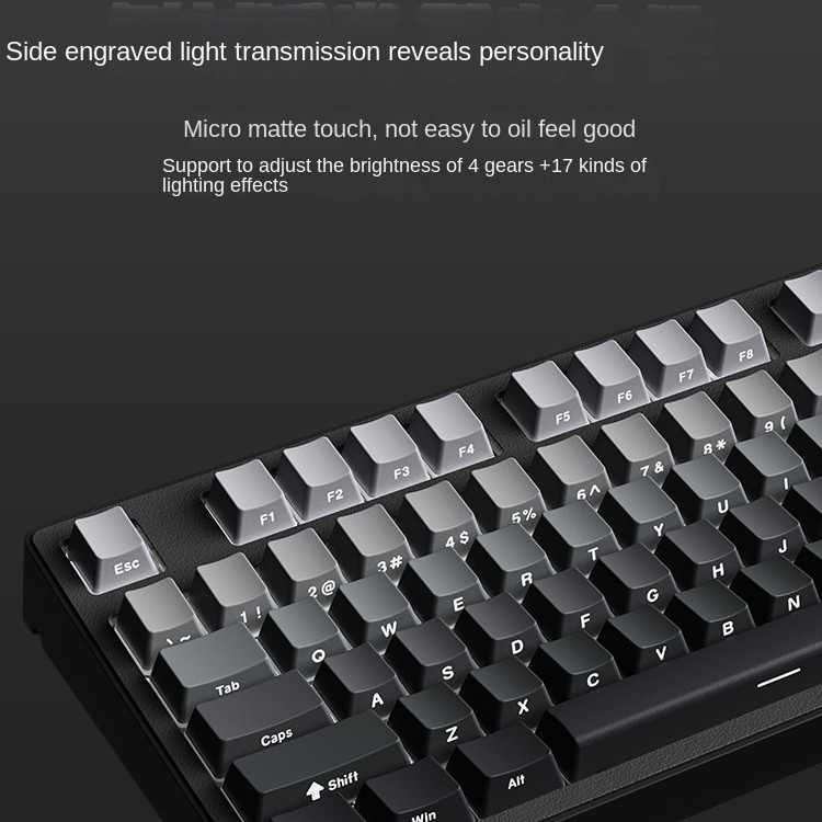 Forerunner Esports MT87/108 wireless Bluetooth three-mode mechanical ...