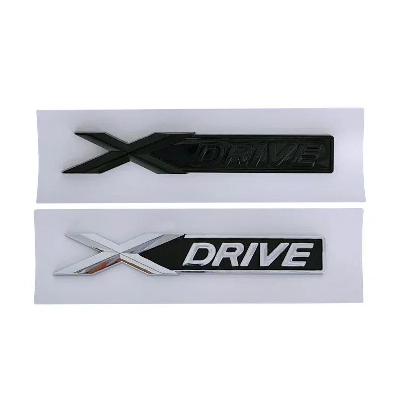 3D ABS Black X Drive Logo Xdrive Emblem Nameplate Car Trunk Badge For ...