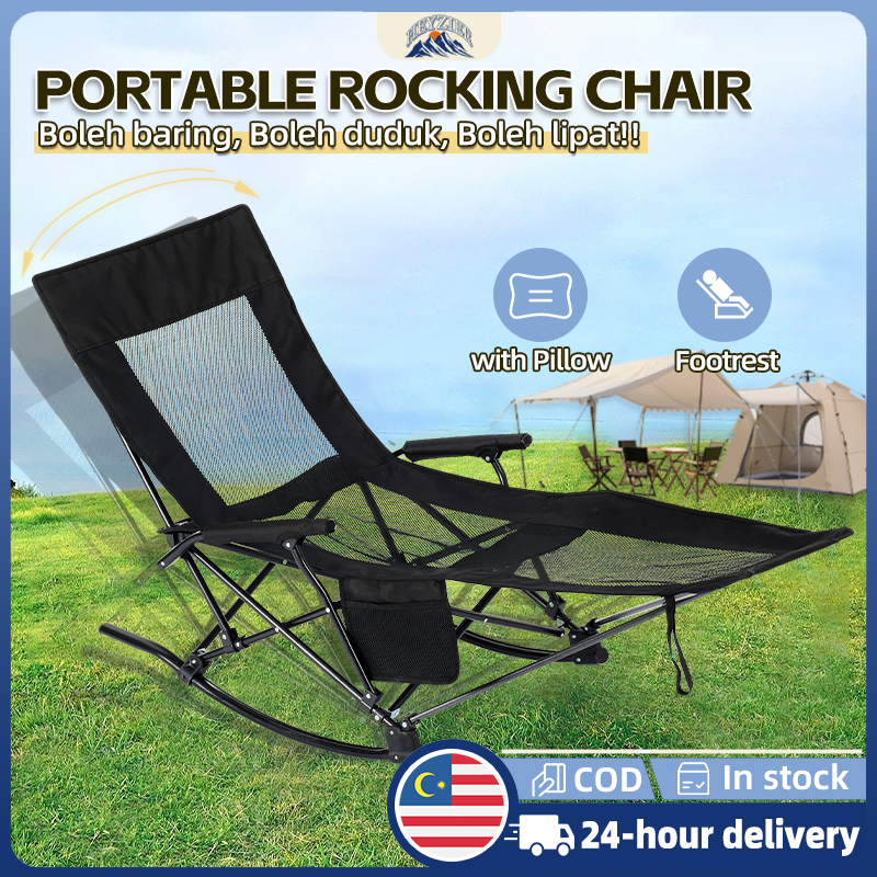 Healing Chair with Leg Rest Foldable Camping Reclining Chairs Foldable ...