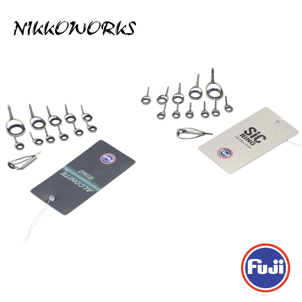 12pcs/Set Original Fuji Alconite Ring SIC Ring Slow Jigging Casting ...