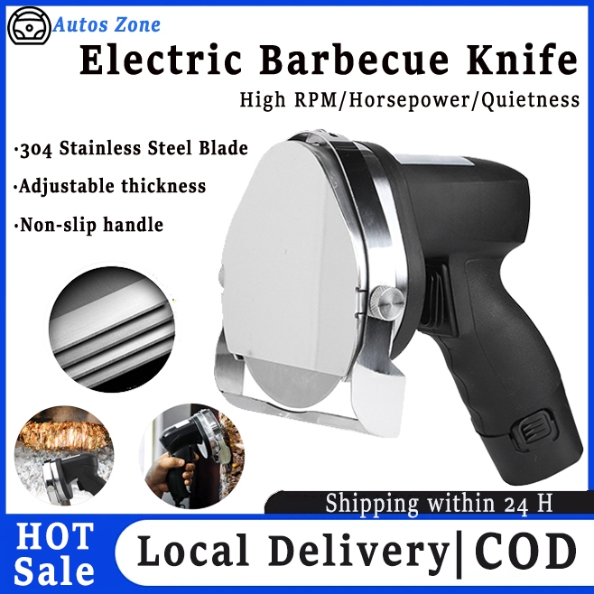 【Local Delivery COD】 Electric Kebab Slicer doner Knife Shawarma Cutter ...