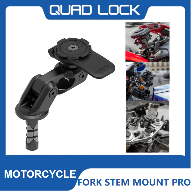 Quad Lock Motorcycle Phone Holder- Fork Stem Mount PRO | Shopee Malaysia