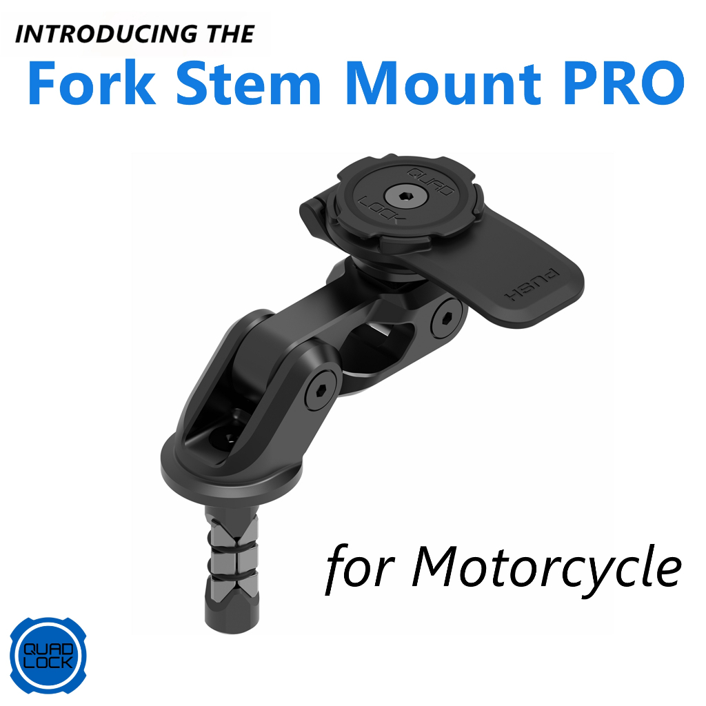 Quad Lock Motorcycle Mount - Fork Stem Mount PRO Phone Mount | Shopee Malaysia