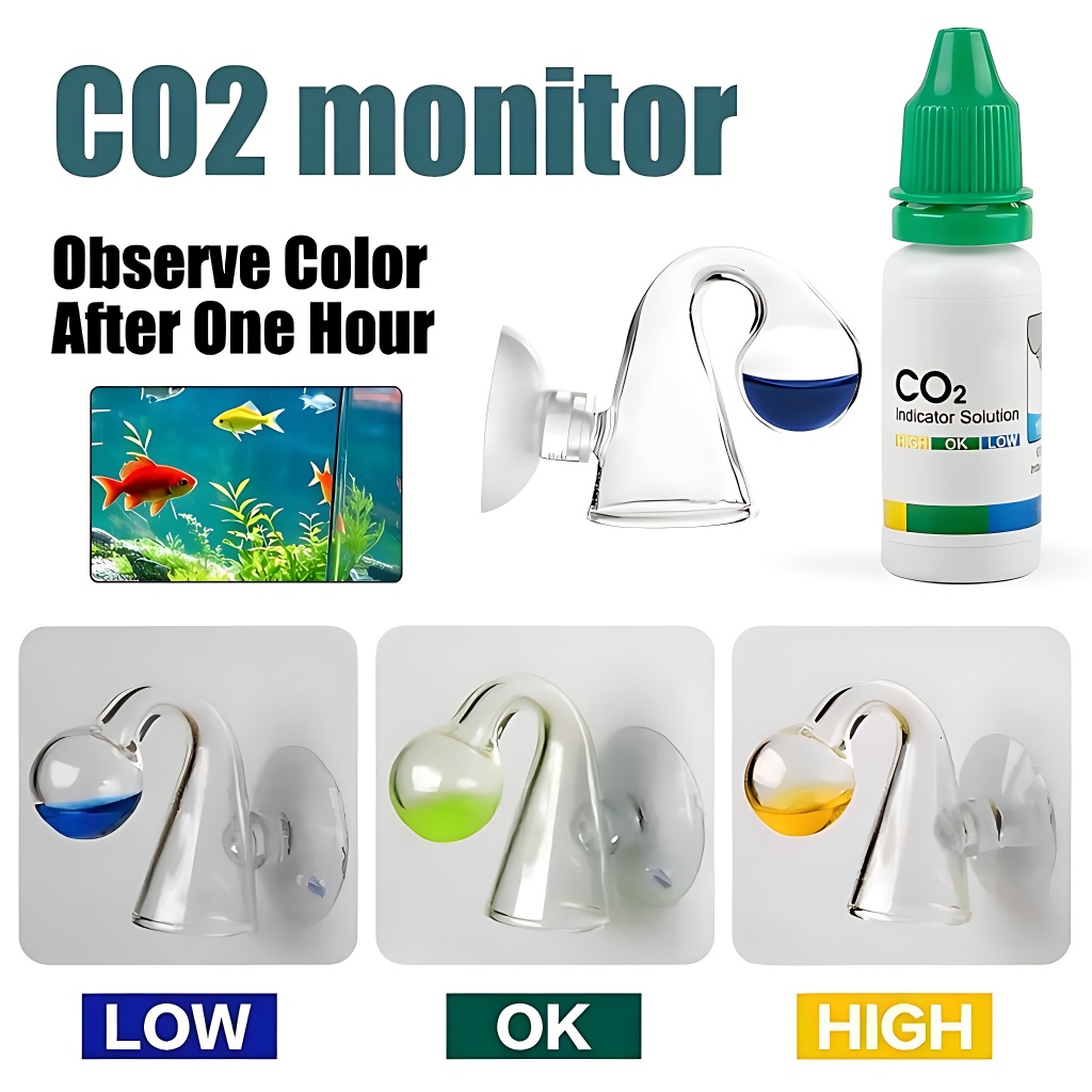 Carbon Dioxide CO2 Monitor Aquarium Carbon Dioxide Indicator Burette ...
