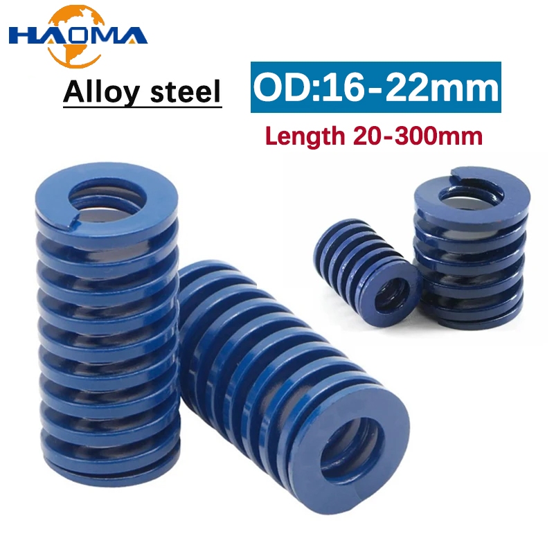 Light load Die Mold Spring Alloy Steel Blue Compression Springs TL ...