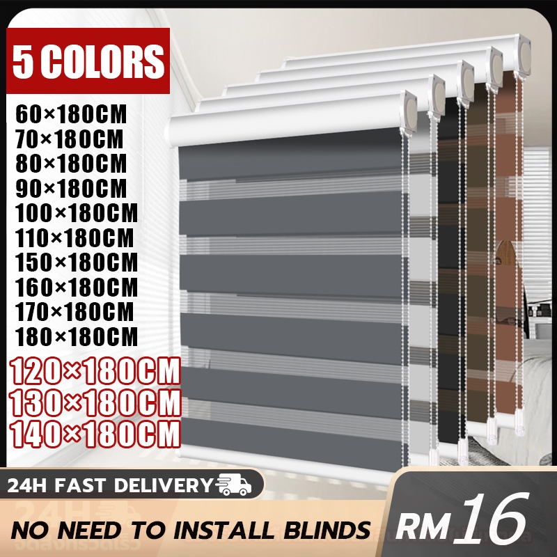 【New store/high quality/fast delivery】 Ready Stock Bidai Tingkap Modern ...