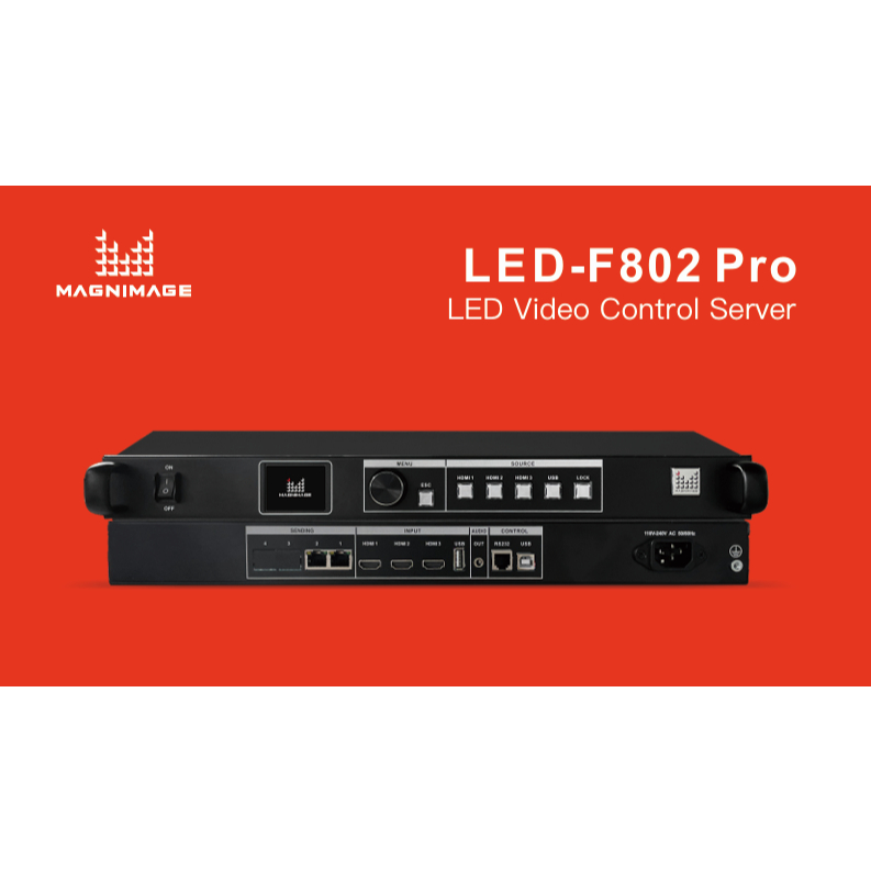 Magnimage LED-F802PRO LED-F804PRO LED-F806 All-in-One LED Video Processor Full Color LED Screen ...