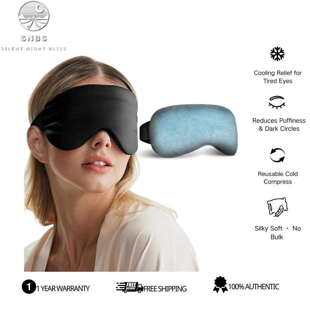 SNBS Cold Gel Eye Mask for Puffy Eyes & Migraines – Reusable Cooling ...