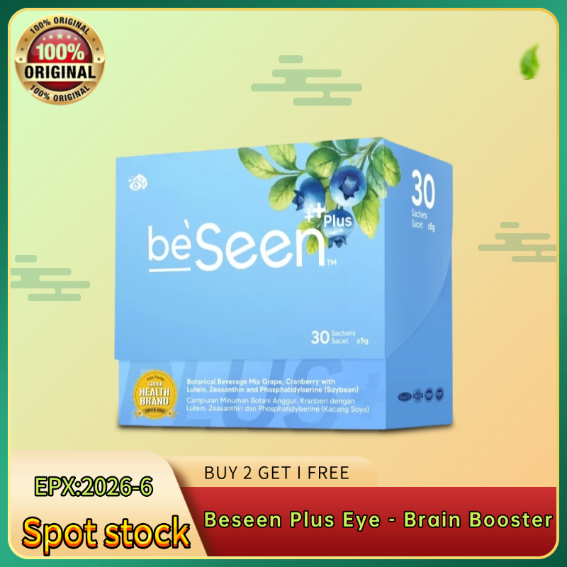 Spot stock 【Buy2get1free】BeFree BeSeen Plus Vitamin Eye-Brain Booster (5gx30 Sachets) exp2026 ...