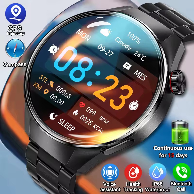 2025 True AMOLED Smart Watch Full touch Screen 1.75 inch 466*466 HD ...