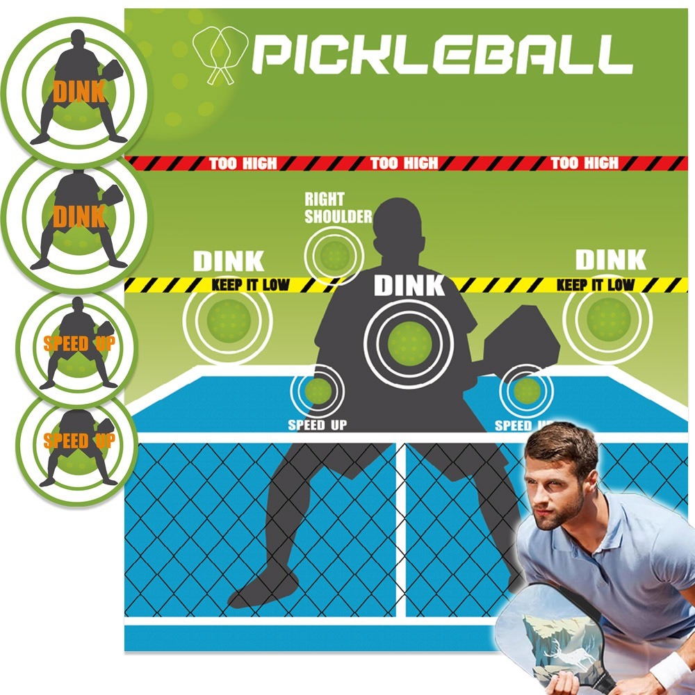 [Duolesi] Pickleball Dink Pad Convenient Practice For Rooms Court Walls ...