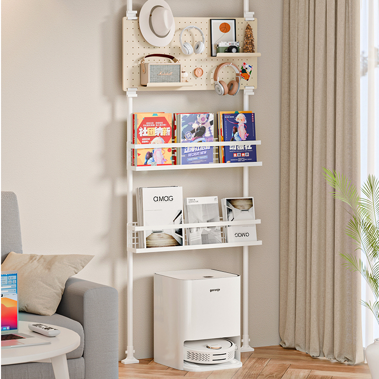 Robot vacuum cleaner storage rack, pegboard, living room ,no drilling ...