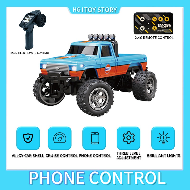 Bigfoot Alloy Mini Remote Control Car Mobile Phone Control Off-Road ...