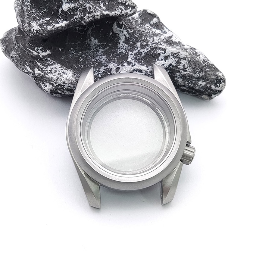 41MM Stainless Steel Watch Case 50m Water Resistant Case Sapphire Glass ...