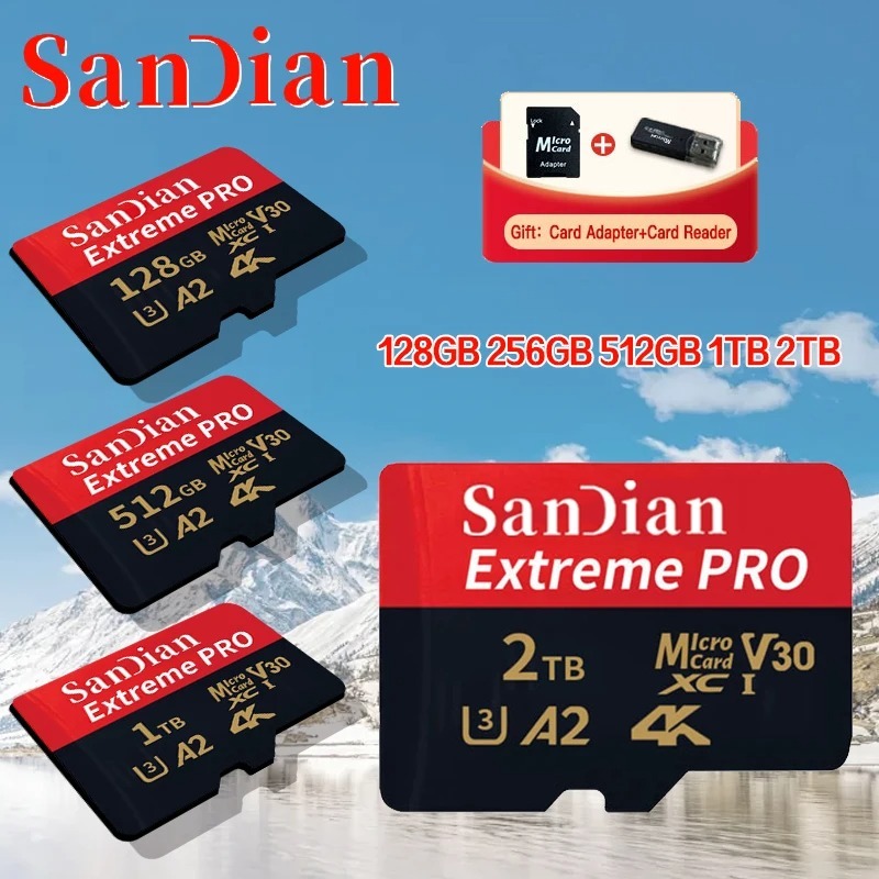 Original Micro Memory Card 128GB SD Card High Speed 1tb TF Flash cards for Phone Monitoring ...