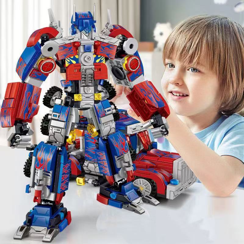 813PCS Lego Building Blocks Transformers Series Optimus Prime Bumblebee ...