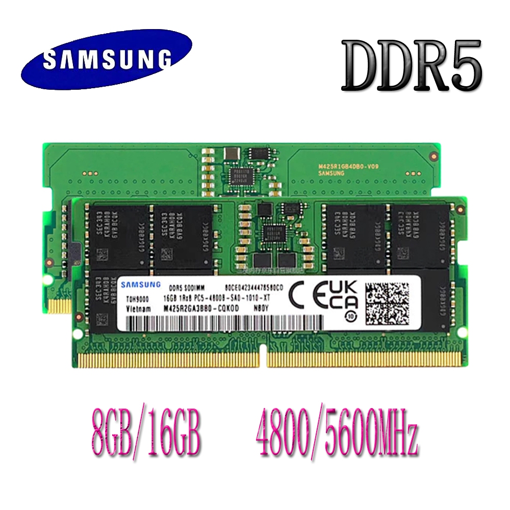 Samsung DDR5 RAM 8GB 16GB DDR5 4800MHz 5600MHz 262Pin Laptop Memory ...