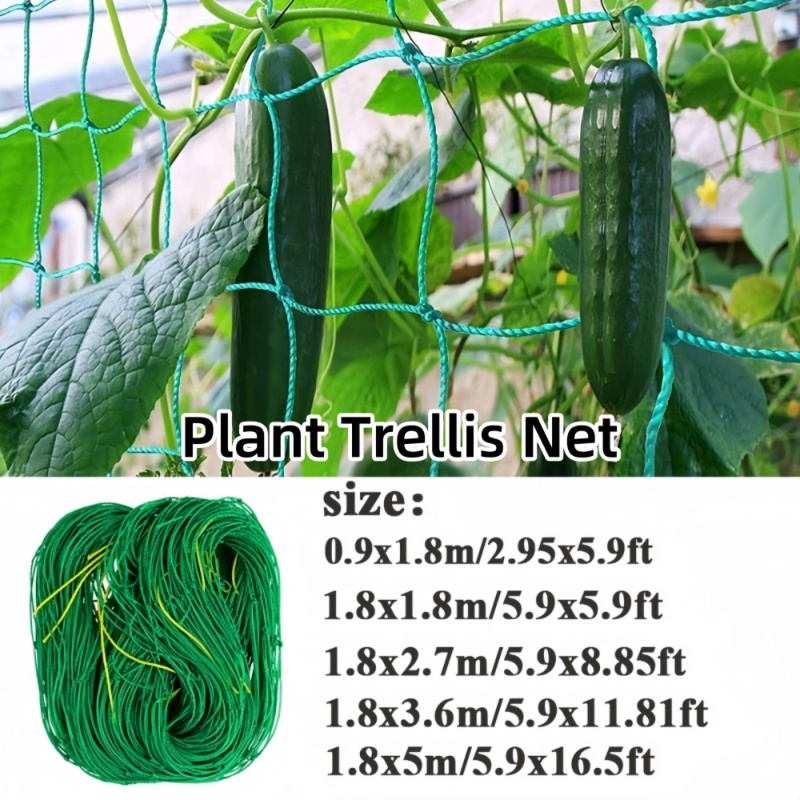 Plant Trellis Netting Plant Support Climbing Net Nylon Garden Netting Jaring Pokok Menjalar ...