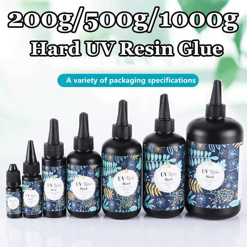 DIY Hard UV Resin Glue Crystal Clear Ultraviolet Curing Epoxy Resin Jewelry Making Crystal glue ...