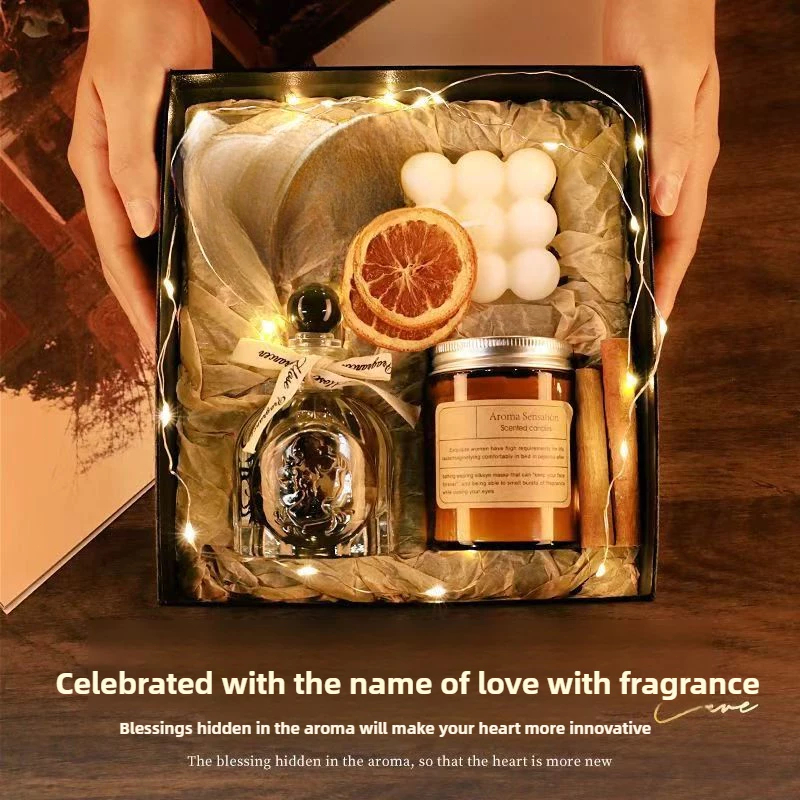 Ins Gift Box Set Aromatherapy Candle Aroma Tealight Scented Home ...