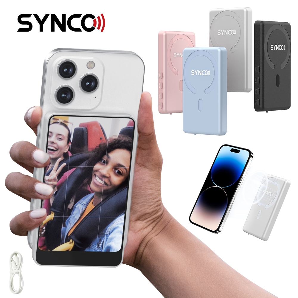 SYNCO XView M4 Wireless Magnetic Selfie Monitor Screen For Smartphone ...