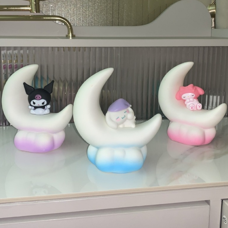 Sanrio Kuromi Led Light Cinnamoroll Night Led Light Cute Cartoon Led ...