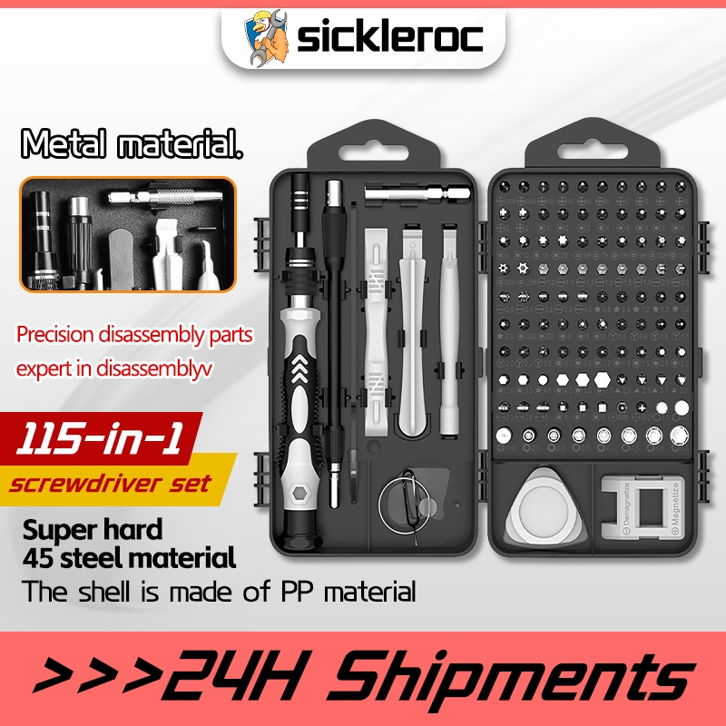 Precision Screwdriver 115 in 1 Mini DIY Repair Tool Kit PC Device Repair Hand Home phone repair ...
