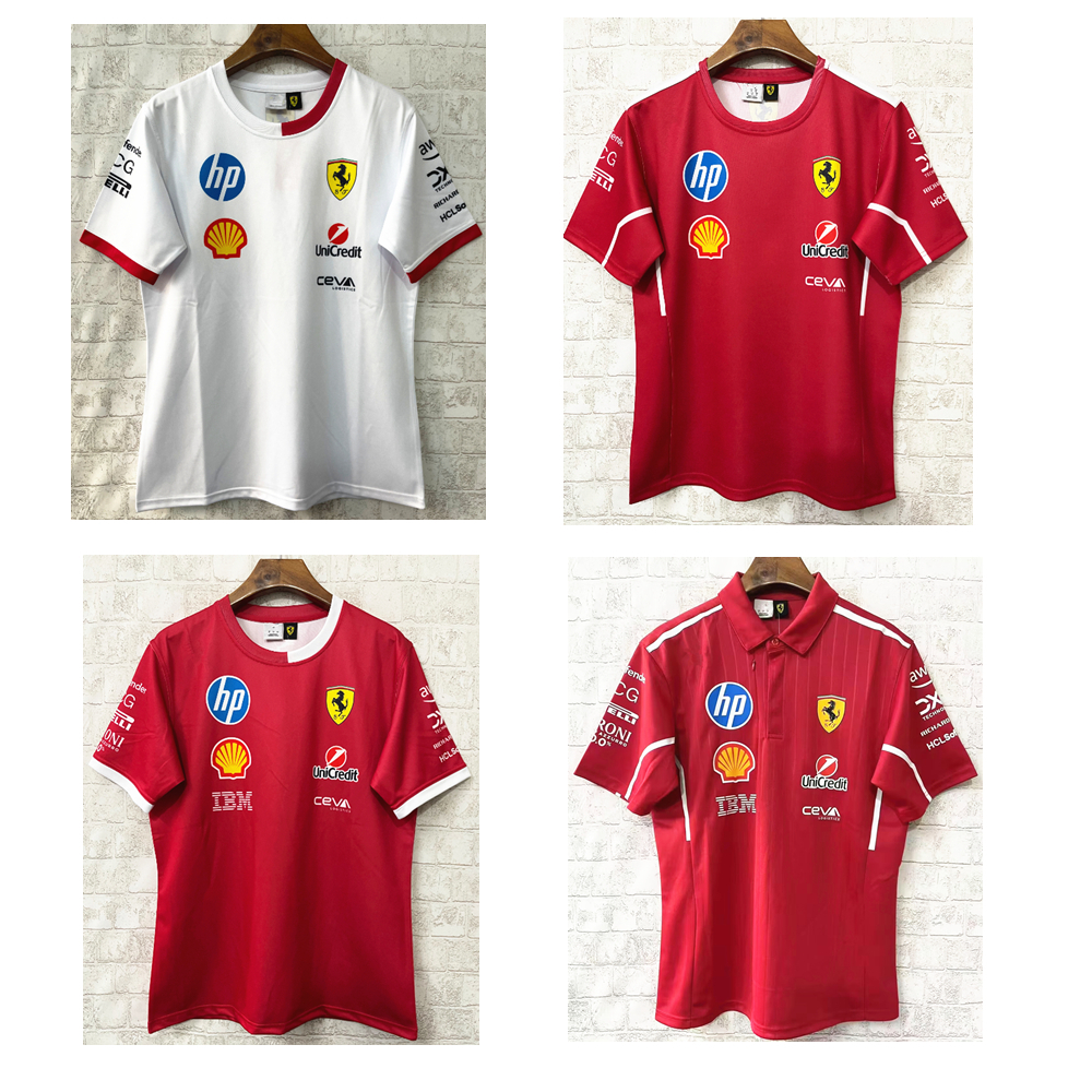 Scuderia Ferrari 2025 2026 f1 Team Polo t-shirt Scuderia Ferrari 2025 ...