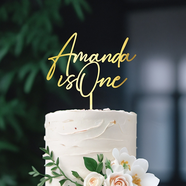 Customized Birthday Cake Topper Personalized Name and Age Birthday Cake ...