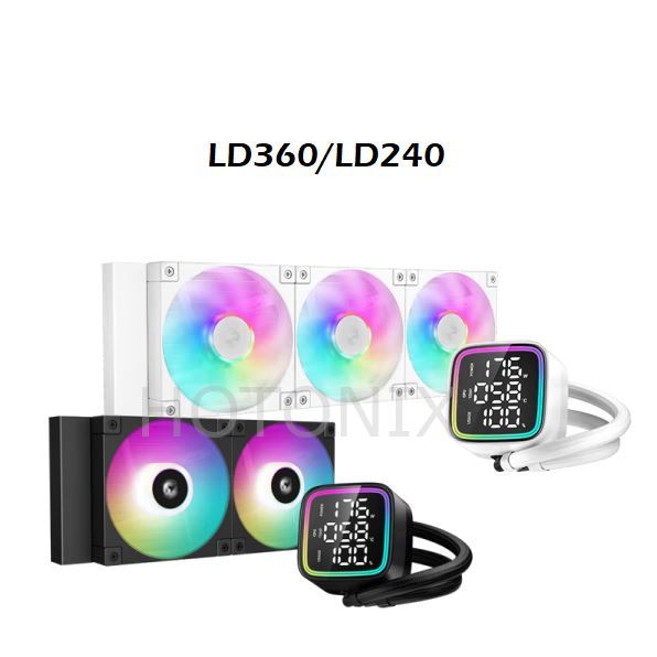 DEEPCOOL LD360 LD240 AIO DIGITAL CPU water cooler for LGA1700/1200/115x ...