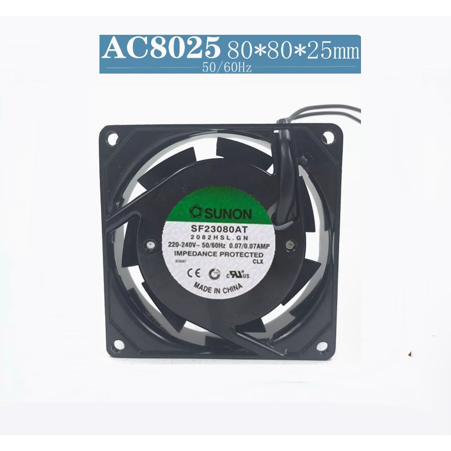 Original Taiwan Jianzhun SUNON SF23080AT 2082HBL/HSLGN 8025 220V ...