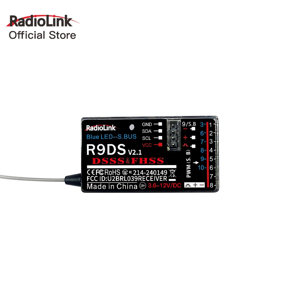 Radiolink R9DS RC Receiver 9 Channels Flight Information Transmission ...