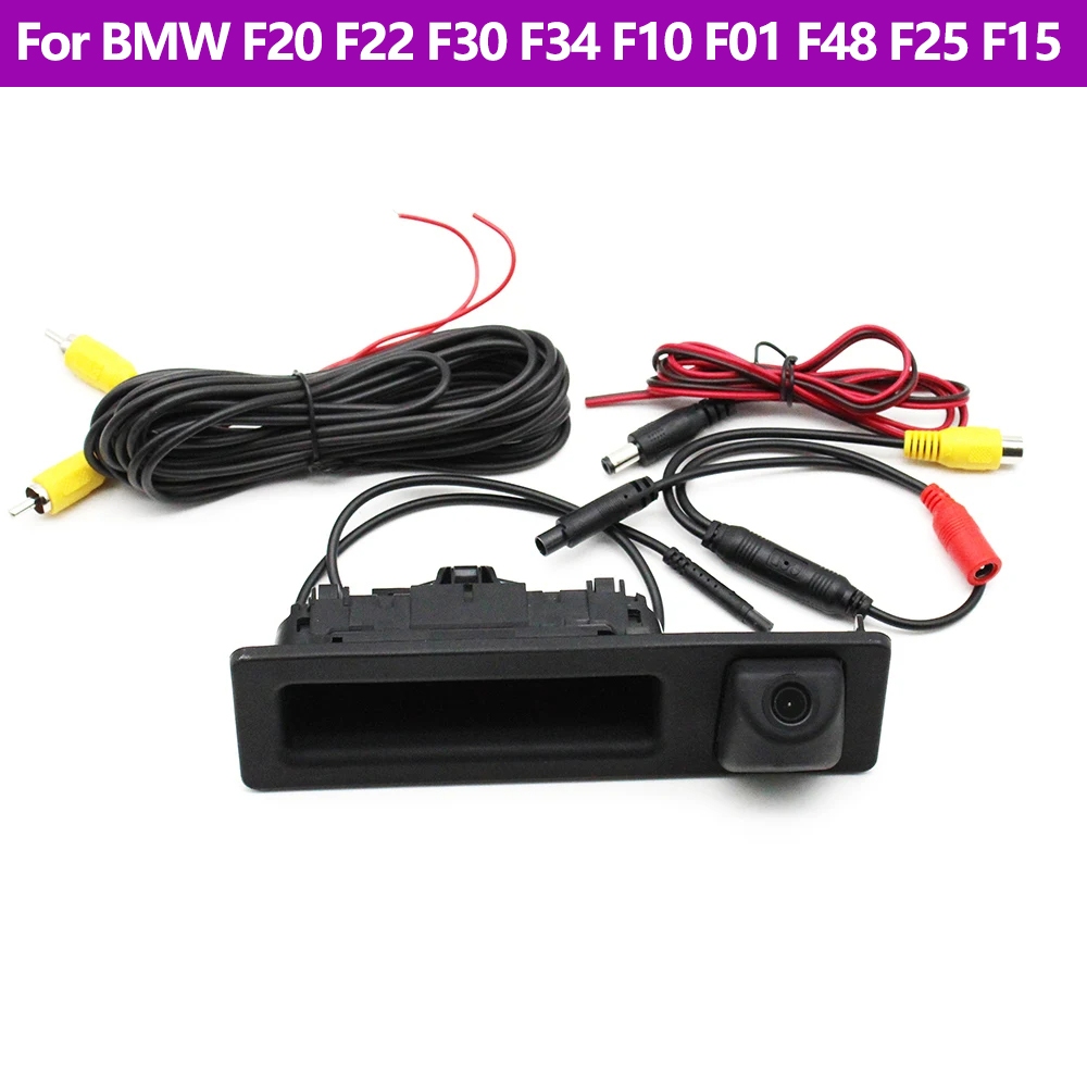 Car Trunk Lid Door Handle Switch with Backup Rear View Camera For BMW ...