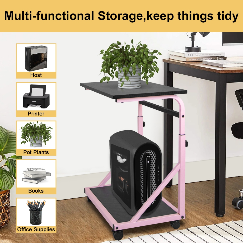 Computer Tower Stand, Move the CPU bracket,2-Tier CPU Stand with ...