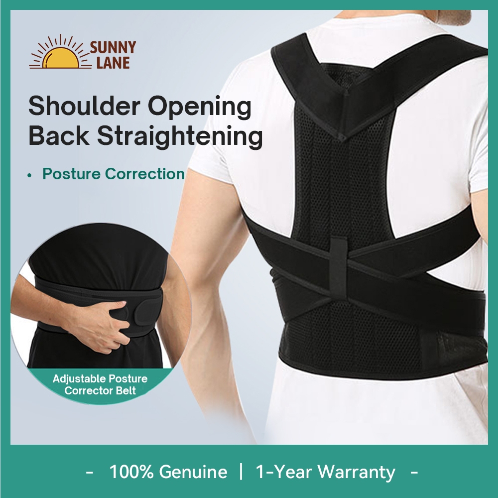 Back Posture Corrector Brace Humpback Correction Strap Breathable ...
