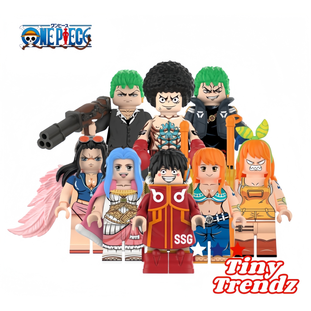 One Piece Series Egghead Island Luffy VIVI Nico Robin Building Blocks ...