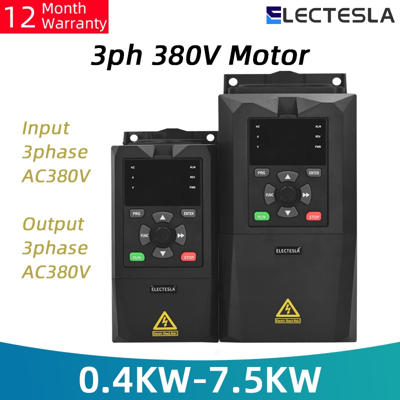 380V VFD 0.75KW-7.5KW Input 3phase 380V Output 3phase 380V Motor Speed ...