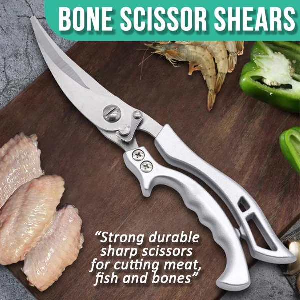 Curve Blade Bone Scissor Chicken Bone Scissor Stainless Steel Poultry ...