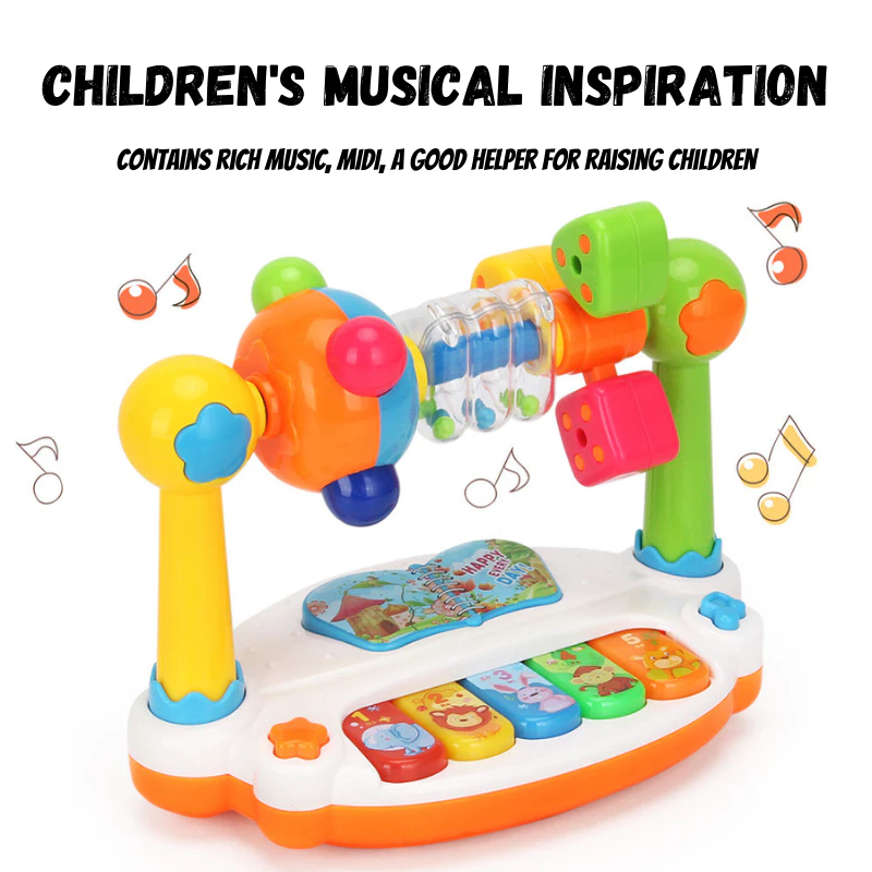 Baby Piano Toy 6 to 12 Months Light Up Music Early Learning Educational ...
