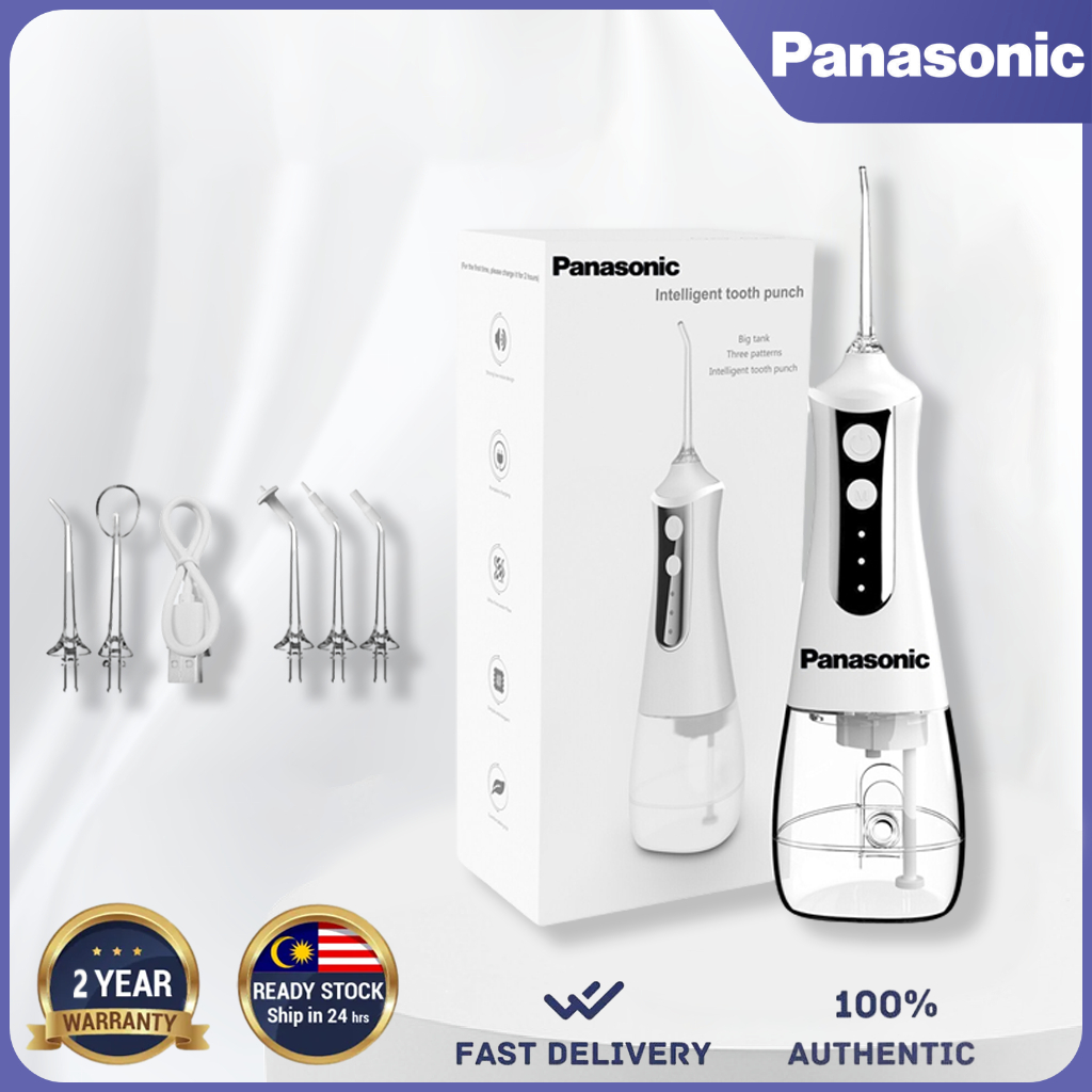 Panasonic Portable water flosser oral irrigator Teeth cleaning pulse ...