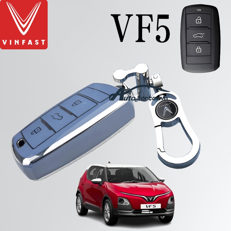 Vinfast Remote Key Smart Car Key Chain Ring Vinfast Key Case Suitable ...