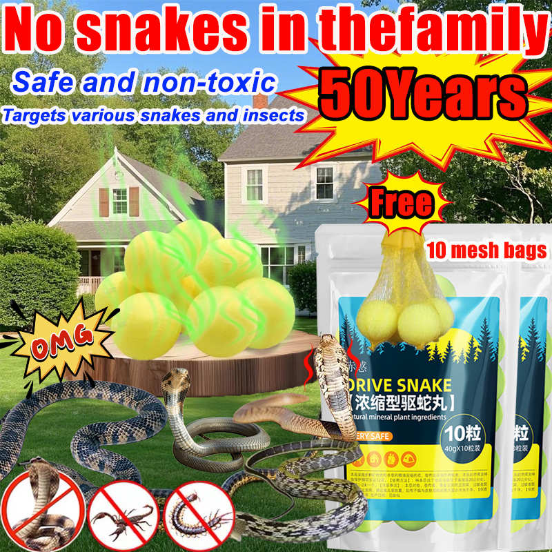 👍No Snakes in 50 Years🐍Long-Acting Snake Repellent 10 pellets Free 10 ...