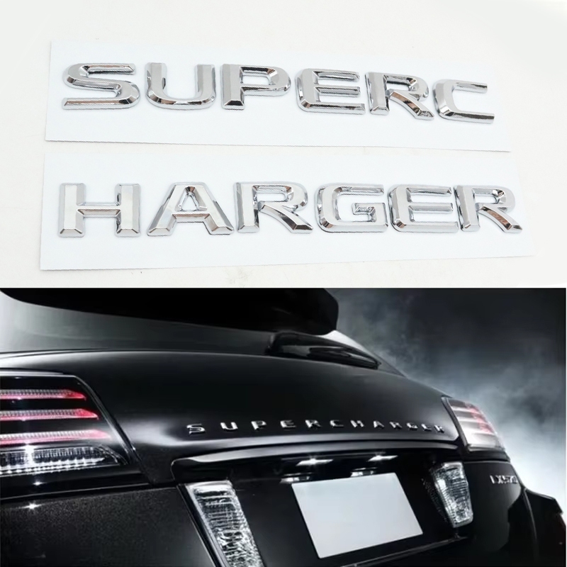 Big size For Lexus LX570 Supercharger Emblem Rear Trunk Logo Tailgate ...